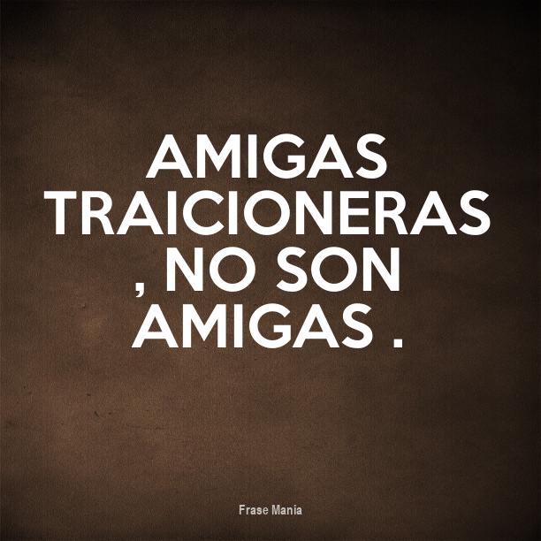 Cartel para: Amigas traicioneras , no son amigas