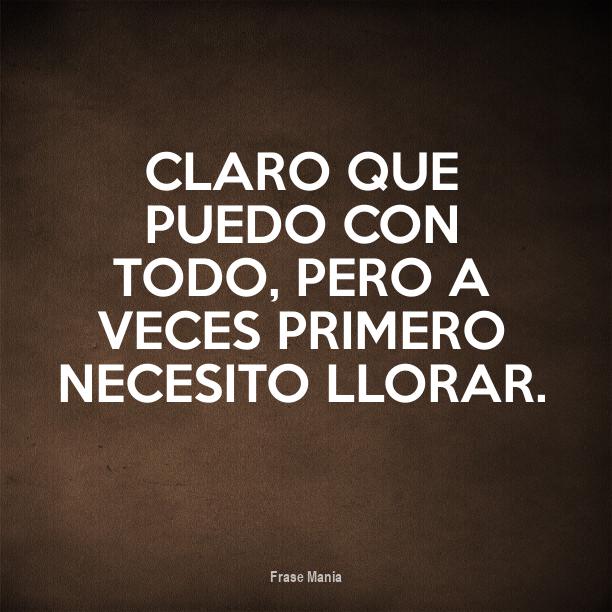 Cartel para: Claro que puedo con todo, pero a veces primero necesito ...