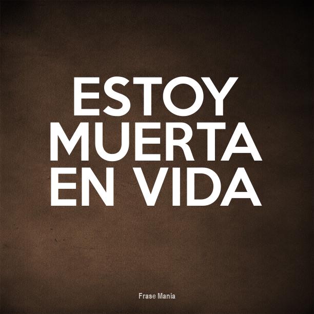 Cartel para: Estoy muerta en vida