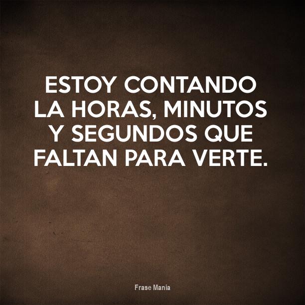 Cartel para: ESTOY CONTANDO LA HORAS, MINUTOS Y SEGUNDOS QUE FALTAN ...