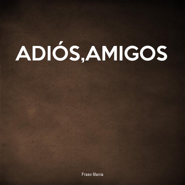 Cartel para: Adiós,amigos